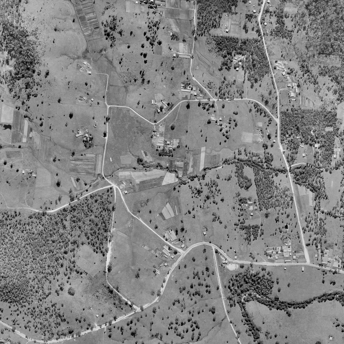 1936 Aerial Photo of The Gap – Suburb Maps