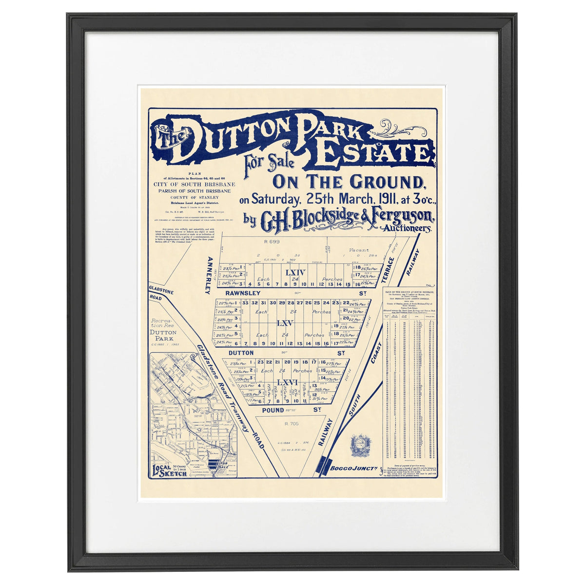 1911 The Dutton Park Estate - 114 years ago today – Suburb Maps