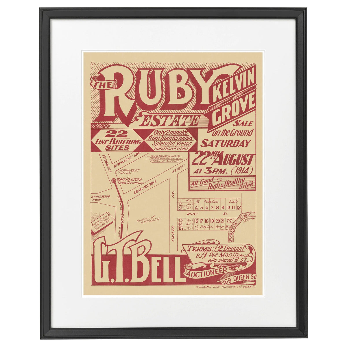 1914 Ruby Estate - 111 years ago today – Suburb Maps