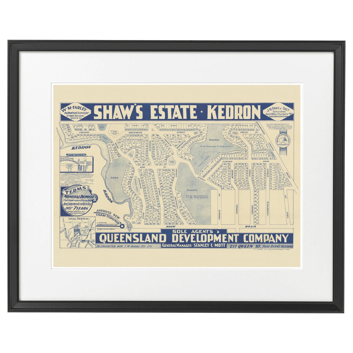 1925 Shaw's Estate, Kedron - 99 years ago today – Suburb Maps