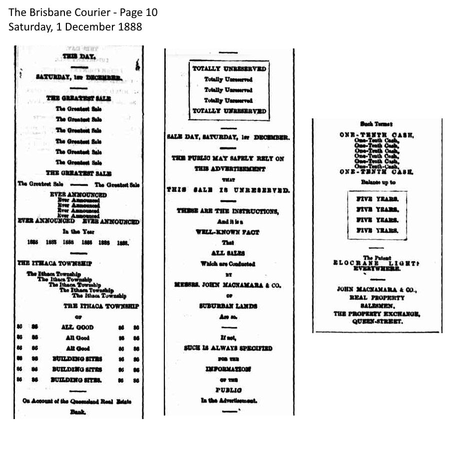 1888 Bardon - Ithaca Township Estate – Suburb Maps