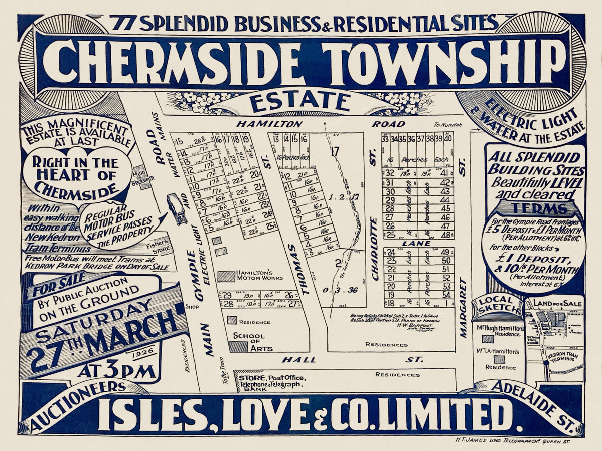 1926 Chermside Township Estate – Suburb Maps