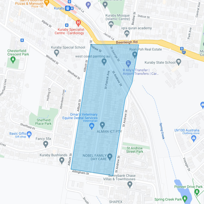 1887 Kuraby - Spring Creek Township – Suburb Maps