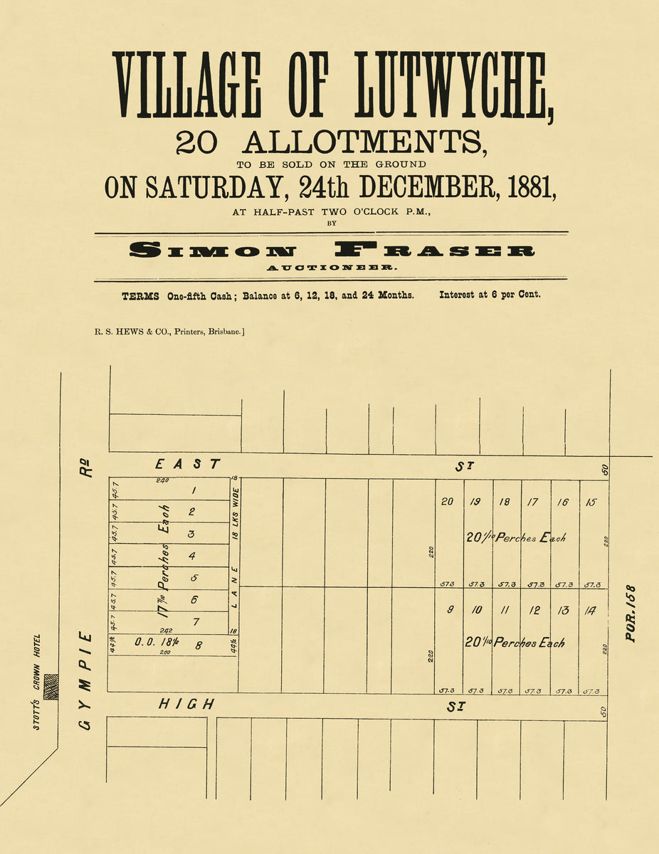1881 Lutwyche - Village of Lutwyche – Suburb Maps