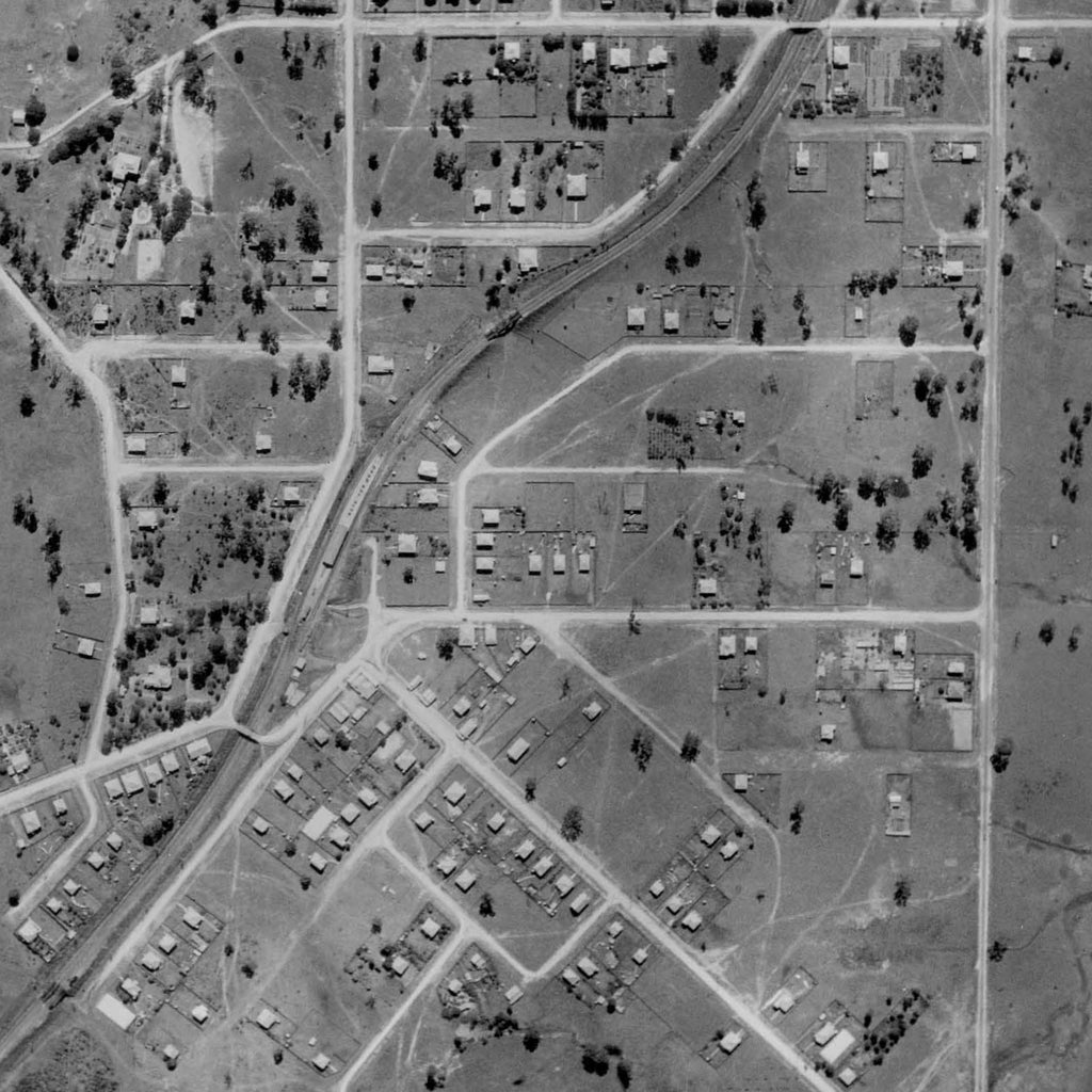1936 Oxley - Aerial Photo - Oxley Station – Suburb Maps