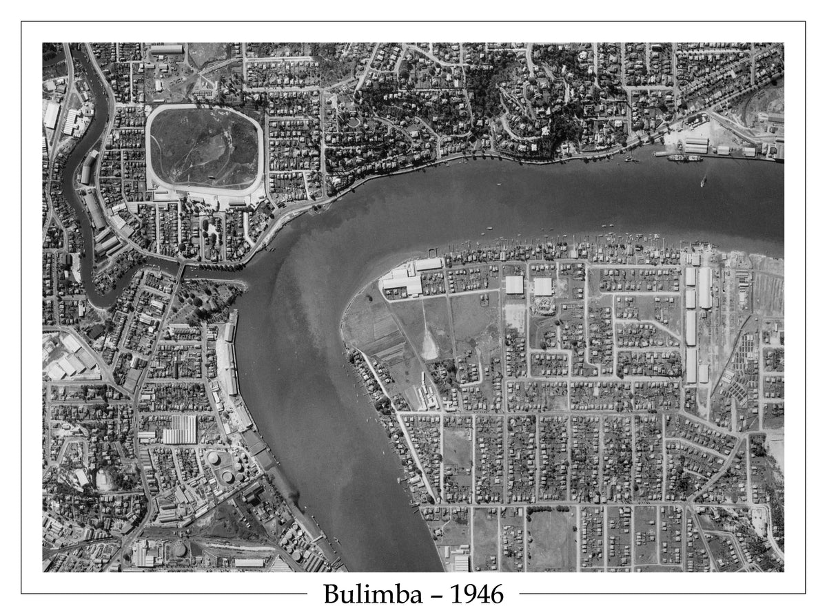 1946 Bulimba - Aerial Photo - Bulimba and Newstead – Suburb Maps