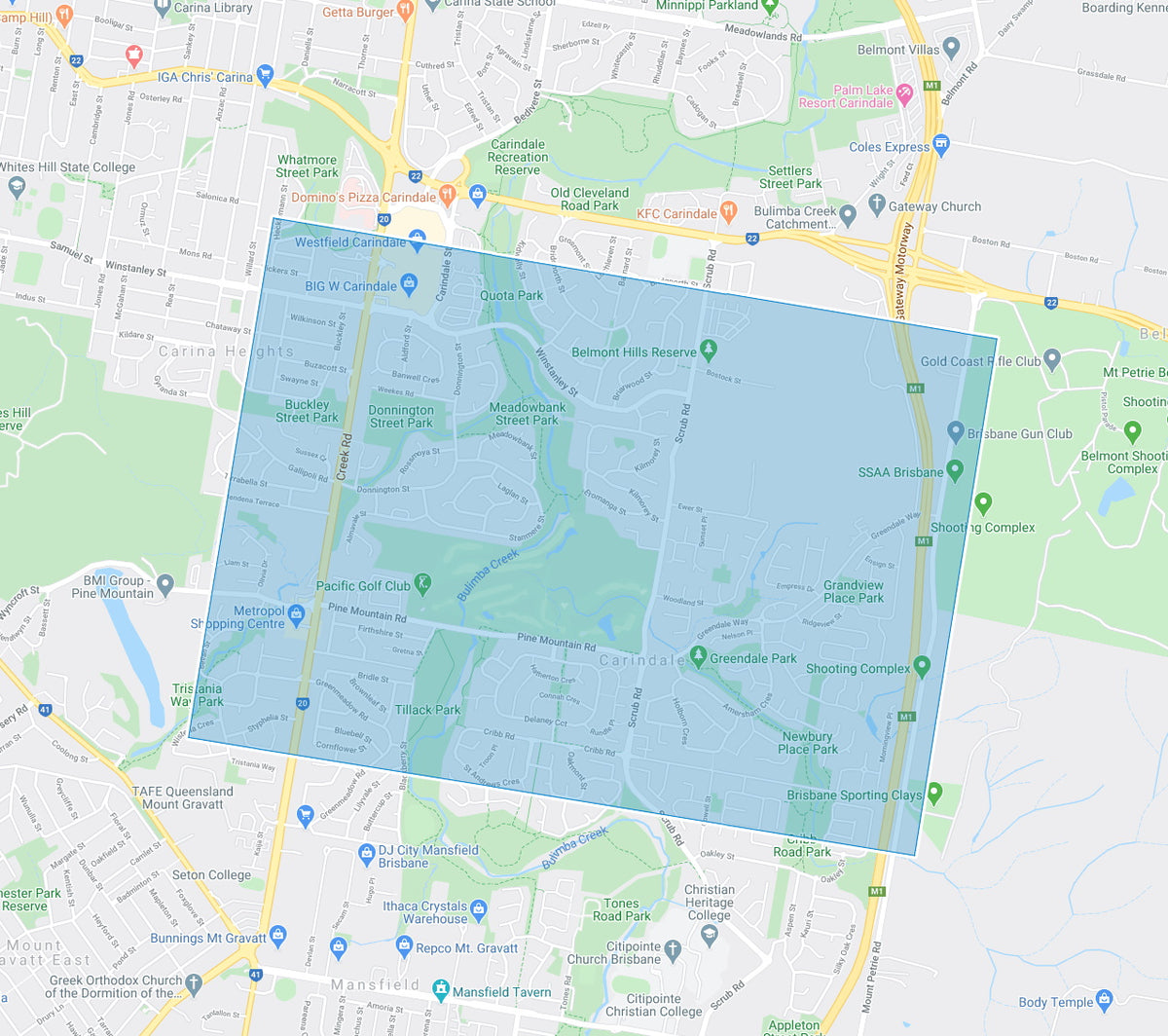 1946 Carindale - Aerial Photo - Scrub Road – Suburb Maps