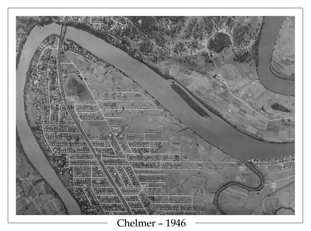 1946 Chelmer - Aerial Photo - Chelmer Area – Suburb Maps