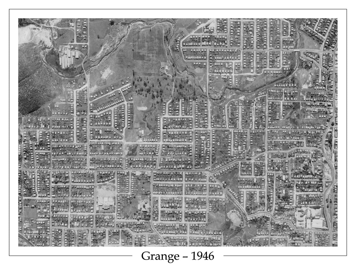 1946 Grange - Aerial Photo - Grange in 1946 – Suburb Maps
