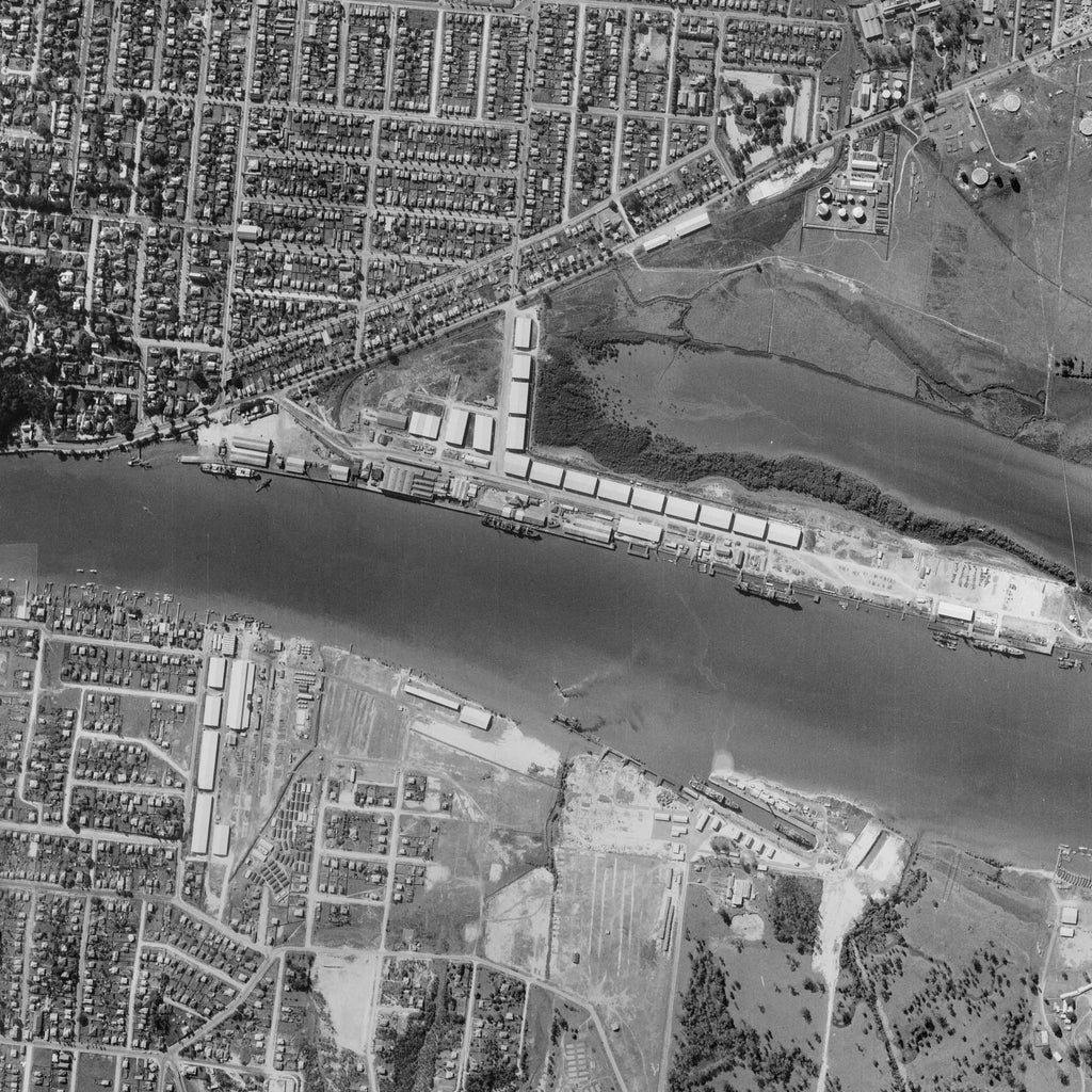1946 Hamilton - Aerial Photo - Hamilton and Morningside – Suburb Maps