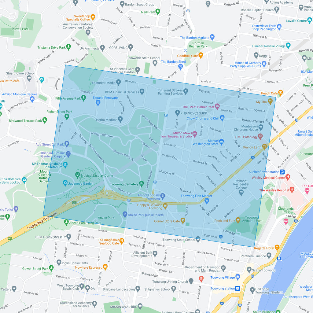1946 Toowong - Aerial Photo - Toowong Cemetery – Suburb Maps