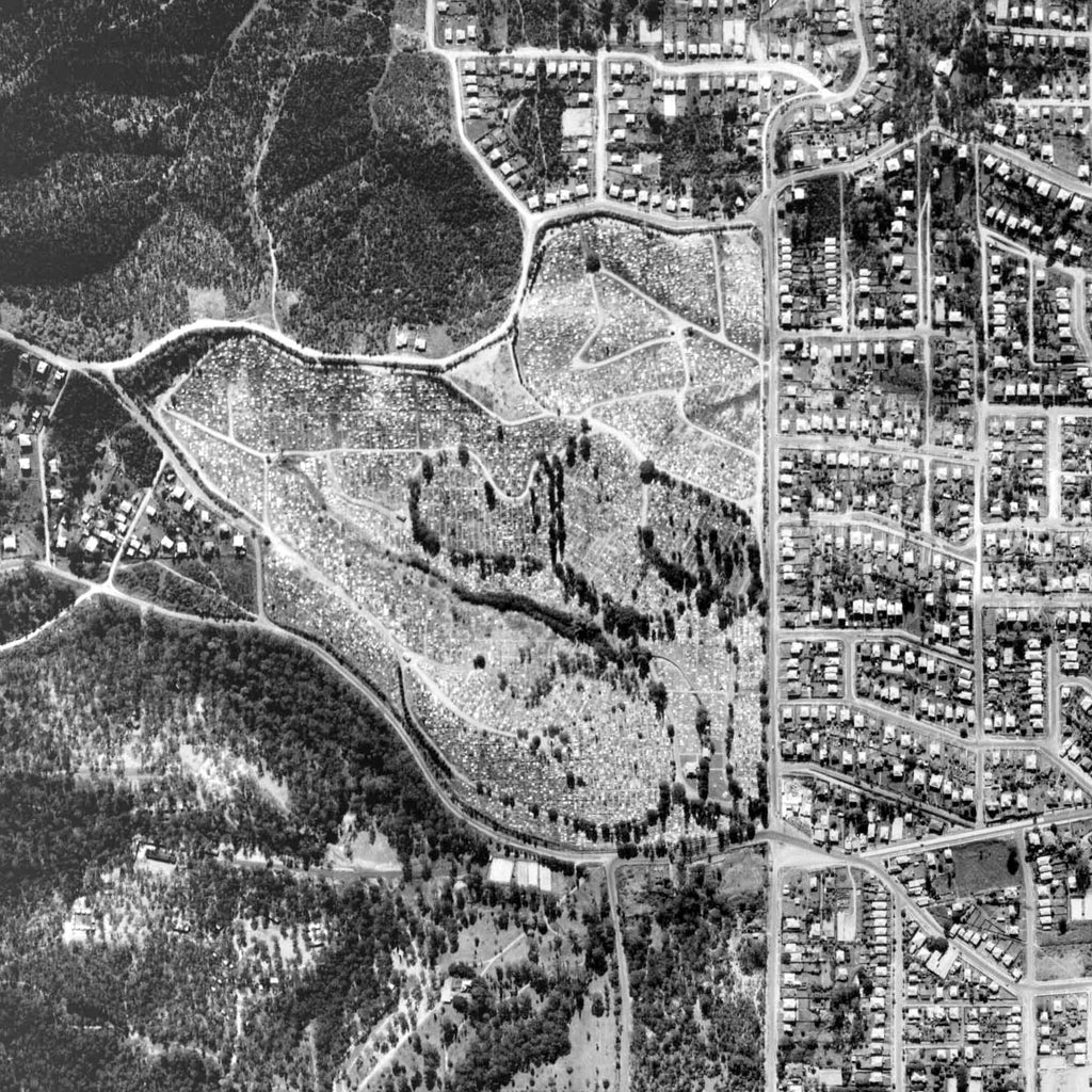 1946 Toowong - Aerial Photo - Toowong Cemetery – Suburb Maps