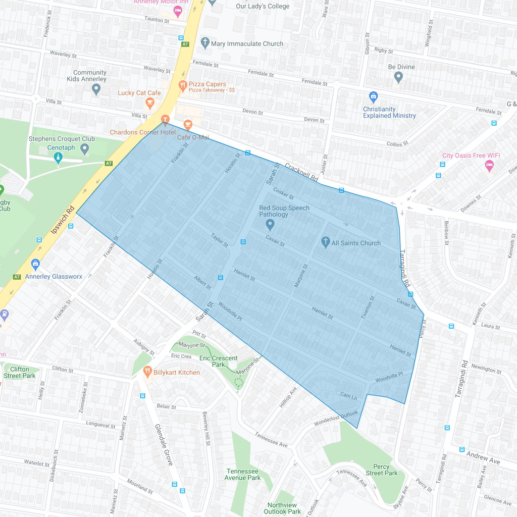 1916 Annerley - Queenstown Estate – Suburb Maps