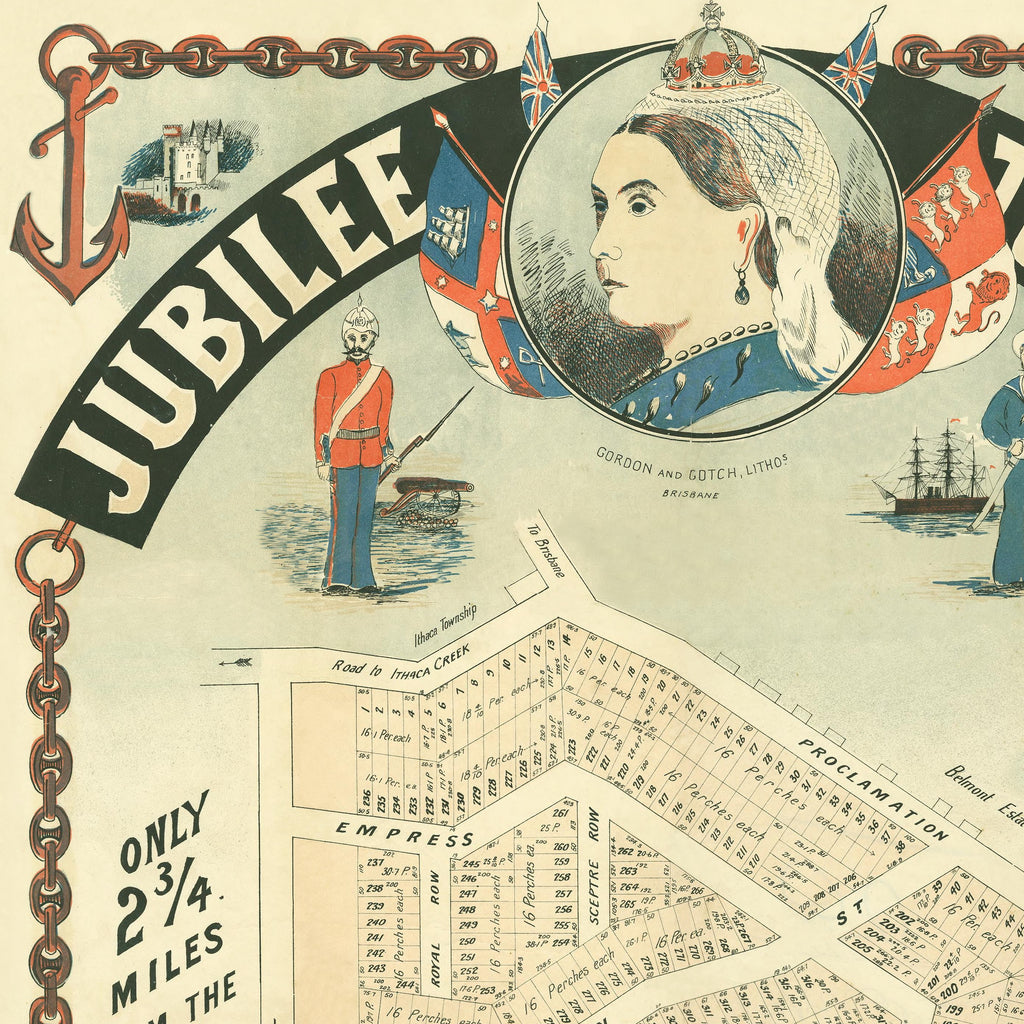 1887 Bardon - Jubilee Township – Suburb Maps