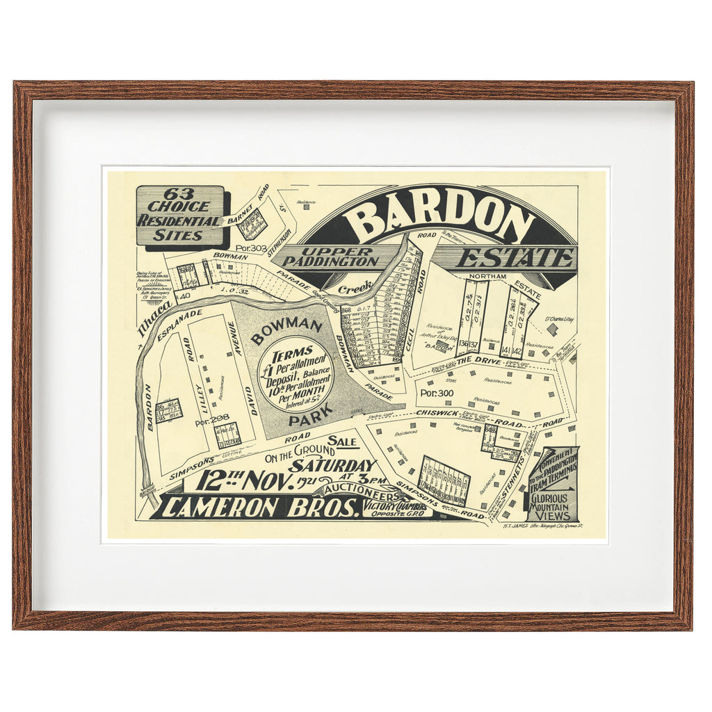 1921 Bardon - Bardon Estate – Suburb Maps