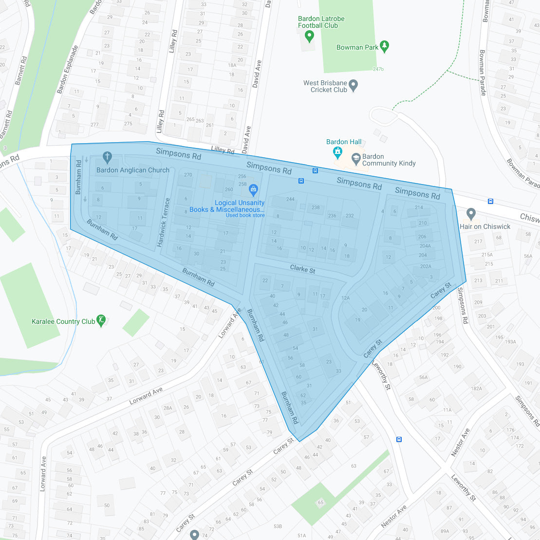 1920 Bardon - Bardon Park Estate - 2nd – Suburb Maps