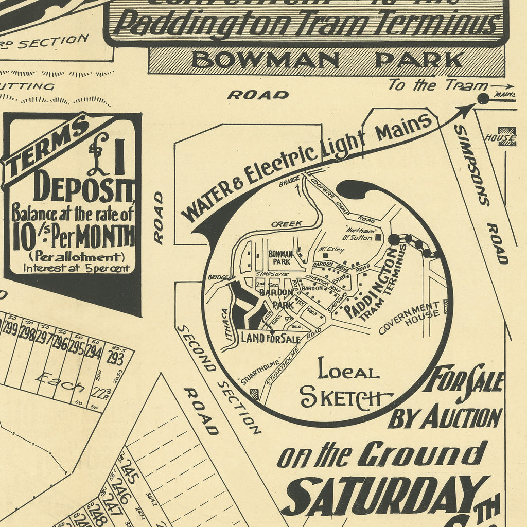 1921 Bardon - Bardon Park Estate - 6th Section – Suburb Maps