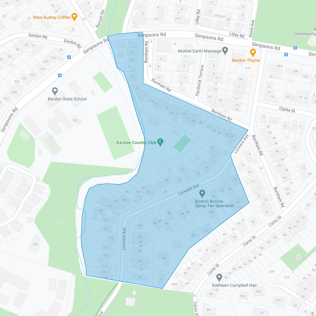 1921 Bardon - Bardon Park Estate - 6th Section – Suburb Maps