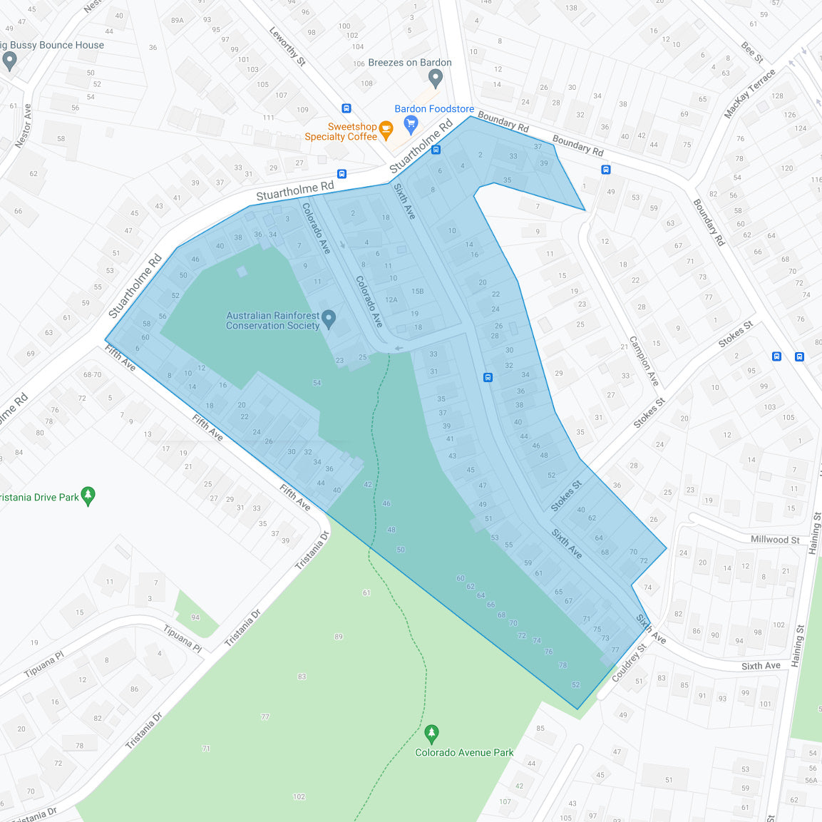 1922 Bardon - Birdwood Park Estate - 1st Section – Suburb Maps