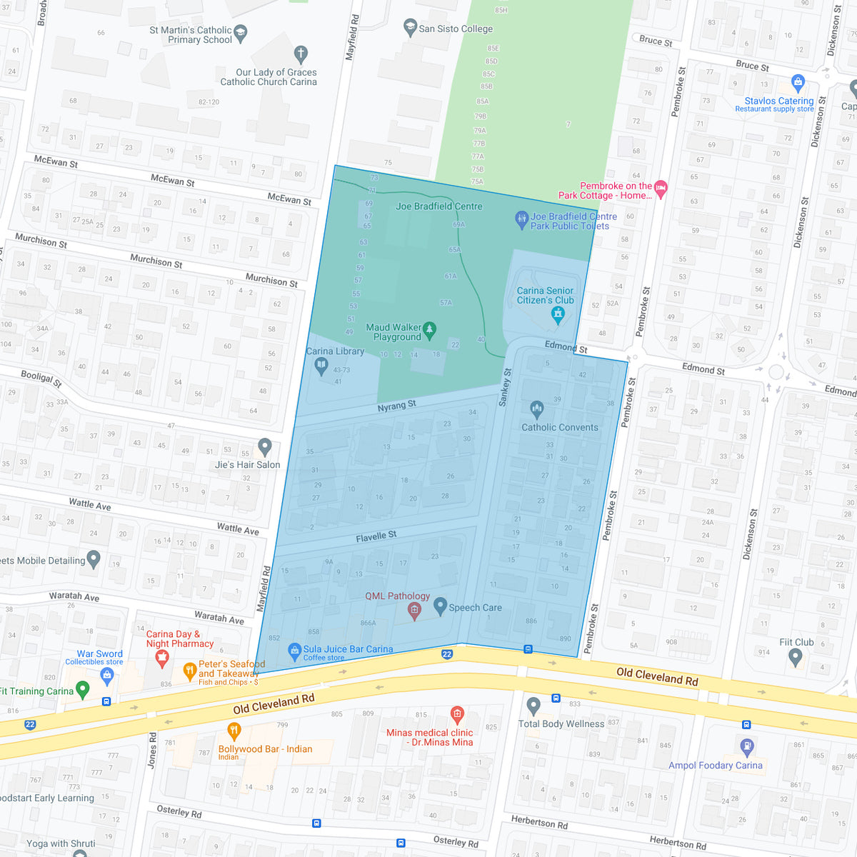 1926 Carina - Mayfield Railway Station Estate – Suburb Maps