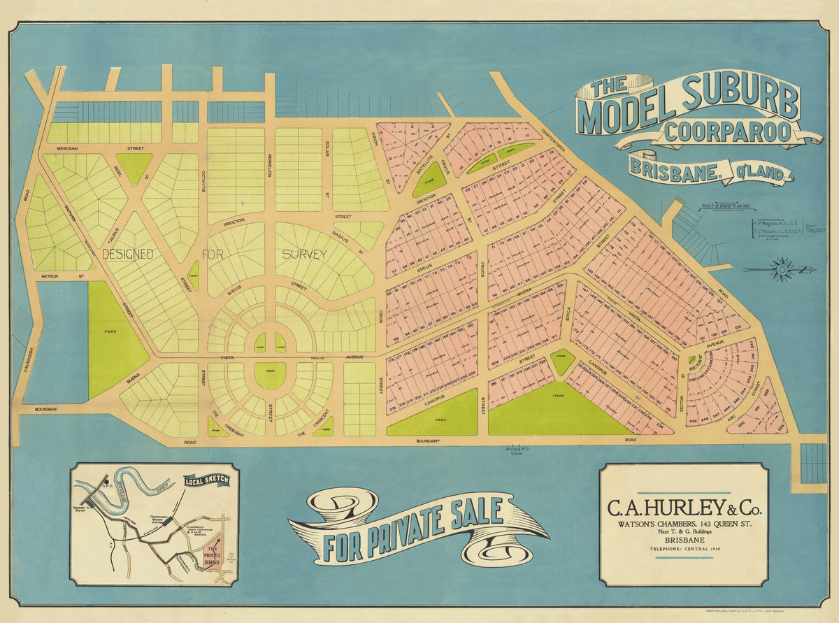 1923 Coorparoo - The Model Suburb – Suburb Maps