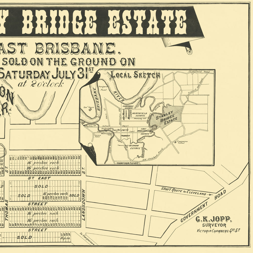 1886 Coorparoo - Stanley Bridge Estate – Suburb Maps