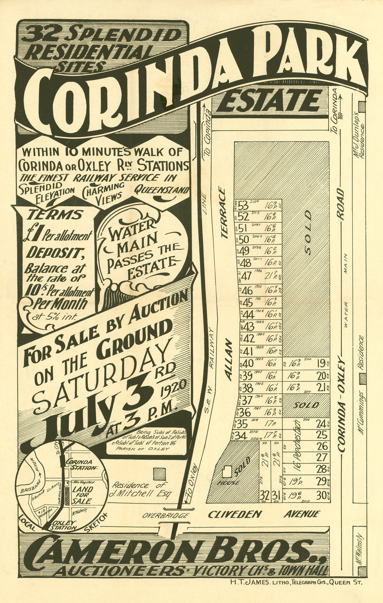 1920 Corinda - Corinda Park Estate – Suburb Maps