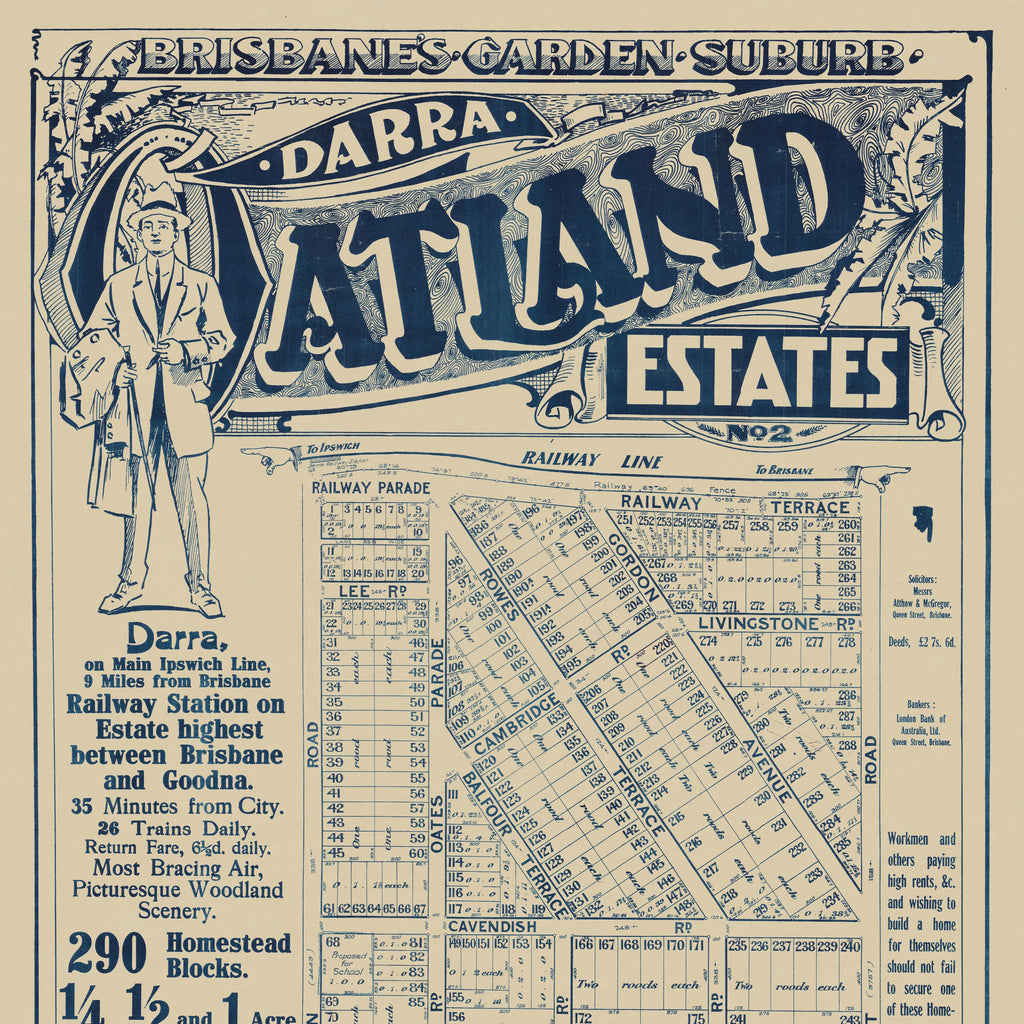 1913 Darra - Darra Estate - 1st Subdivsion – Suburb Maps