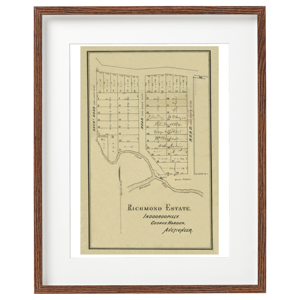 1877 Indooroopilly - Richmond Estate – Suburb Maps