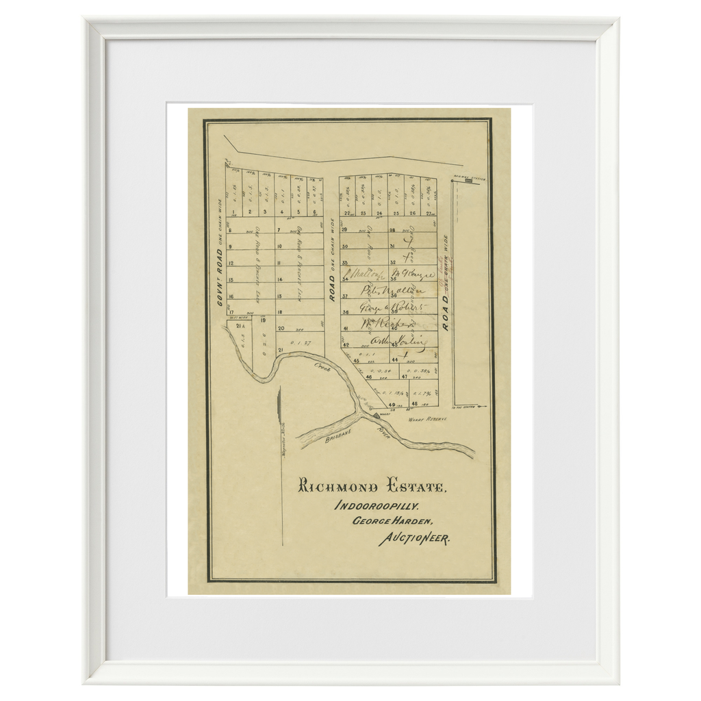 1877 Indooroopilly - Richmond Estate – Suburb Maps