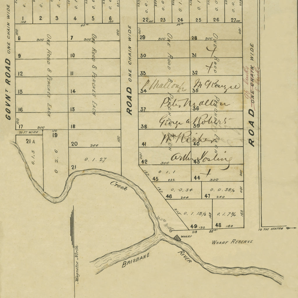 1877 Indooroopilly - Richmond Estate – Suburb Maps