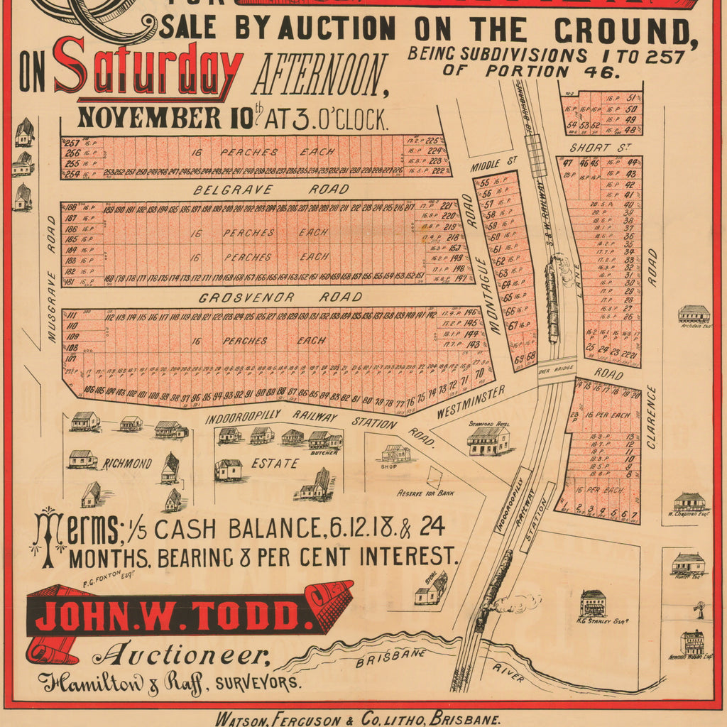 1888 Indooroopilly - Stamford Estate – Suburb Maps
