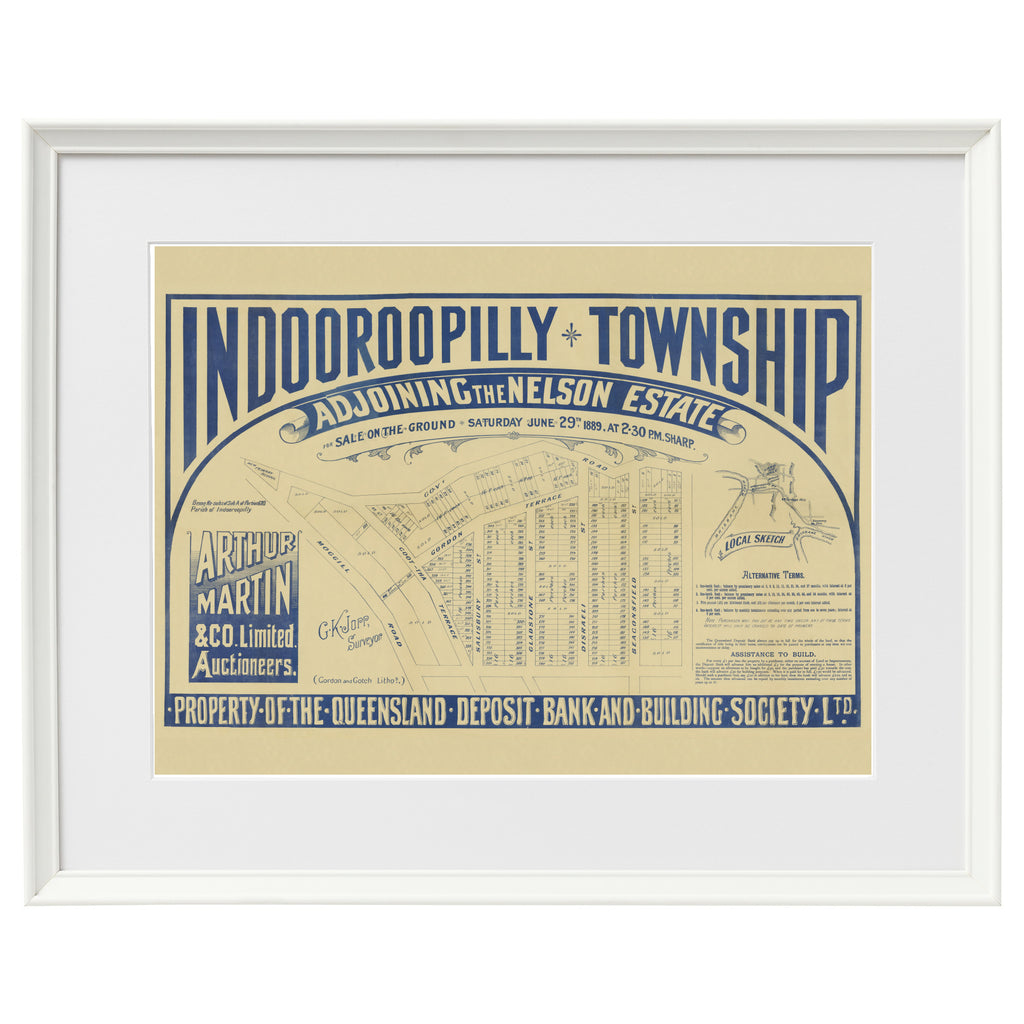 1889 Indooroopilly - Indooroopilly Township – Suburb Maps