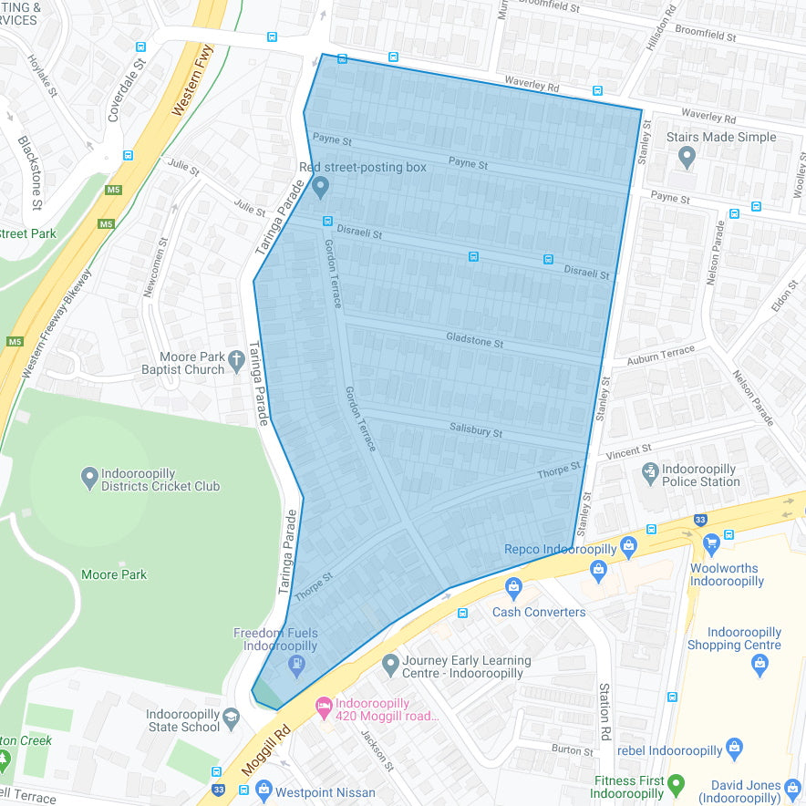 1889 Indooroopilly - Indooroopilly Township – Suburb Maps