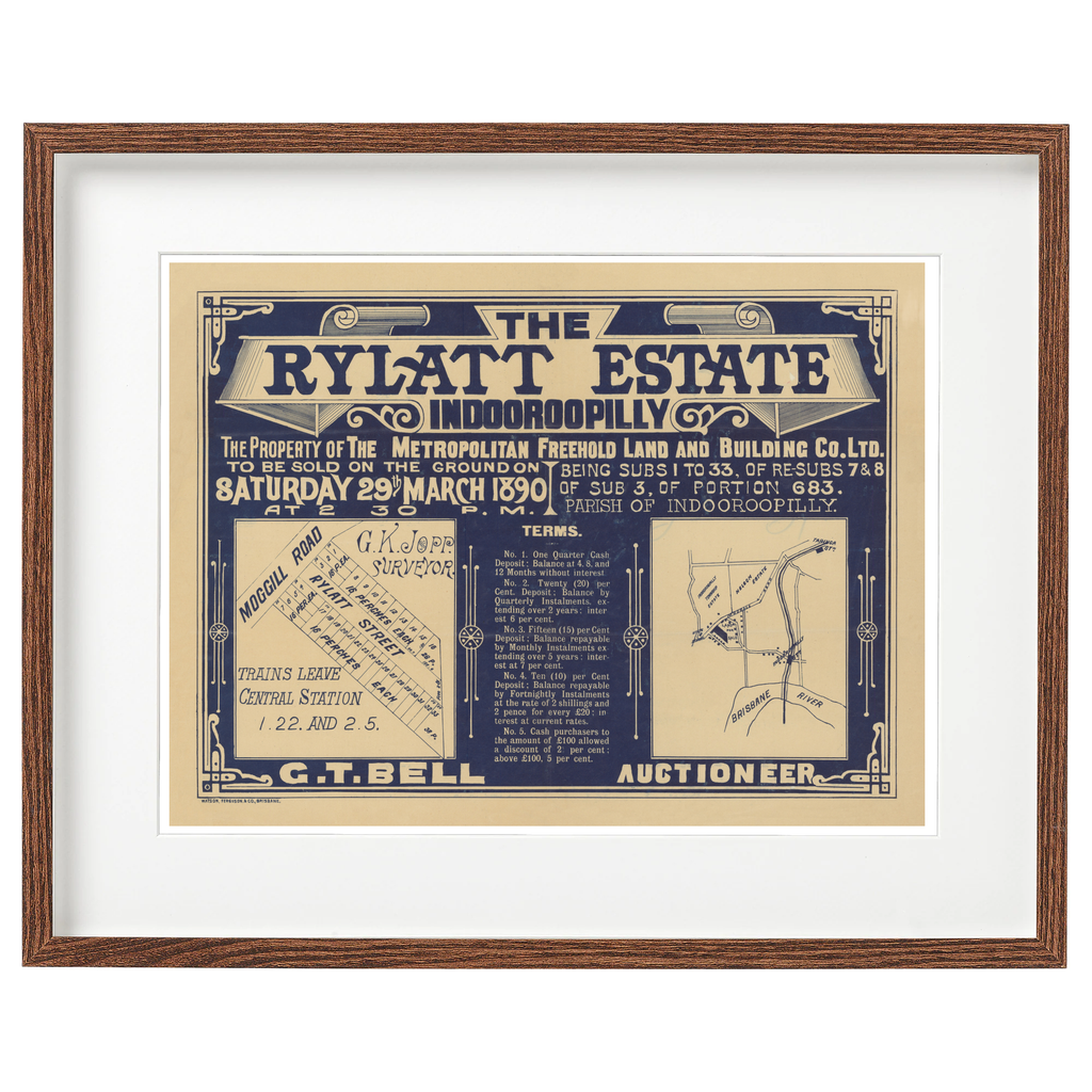 1890 Indooroopilly - Rylatt Estate – Suburb Maps