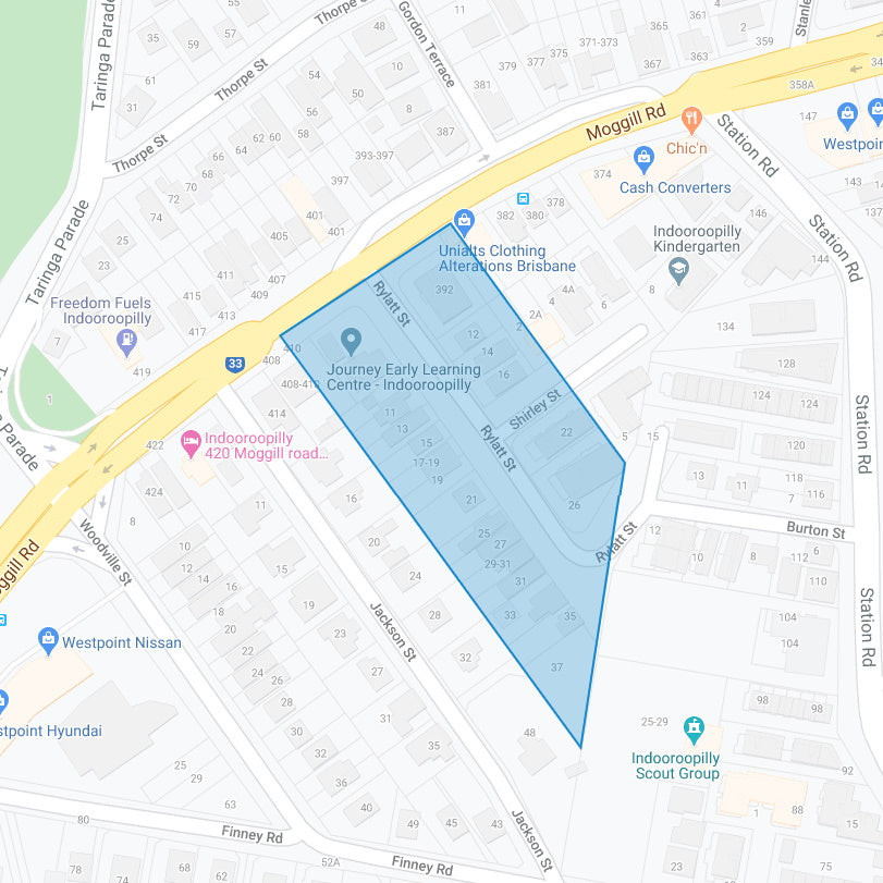 1890 Indooroopilly - Rylatt Estate – Suburb Maps