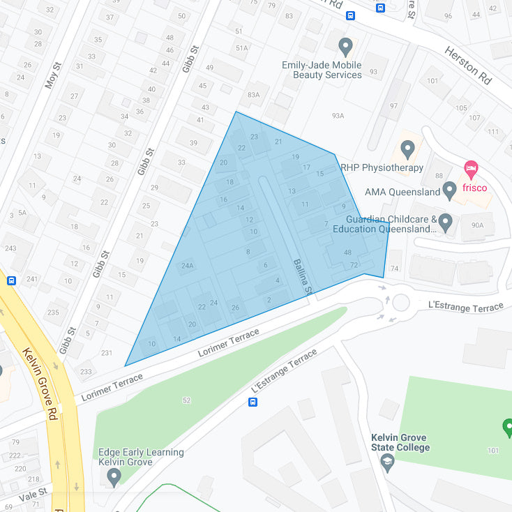 1921 Kelvin Grove - The Penny Section Estate – Suburb Maps