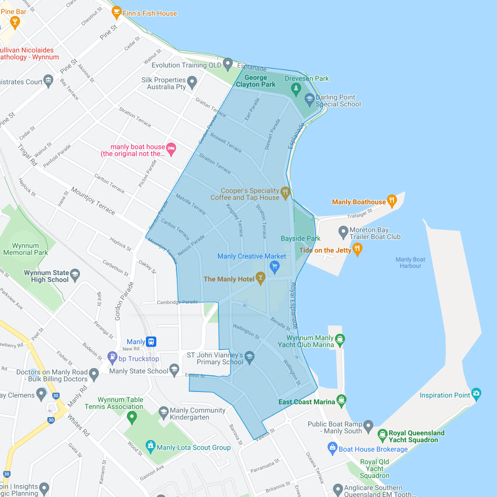 1887 Manly - Manly Beach Estate – Suburb Maps