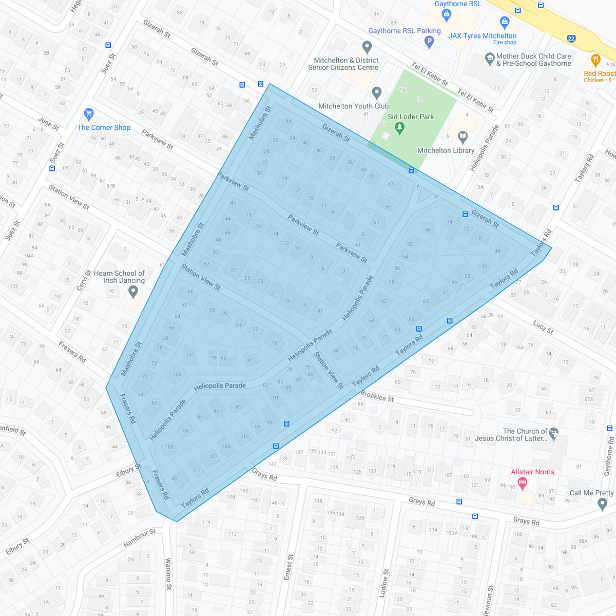 1933 Mitchelton - Mitchelton View Estate - 3rd Section – Suburb Maps
