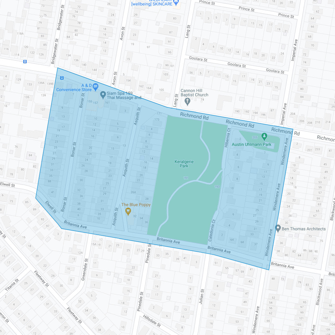 1923 Morningside - Coronation Park Estate – Suburb Maps