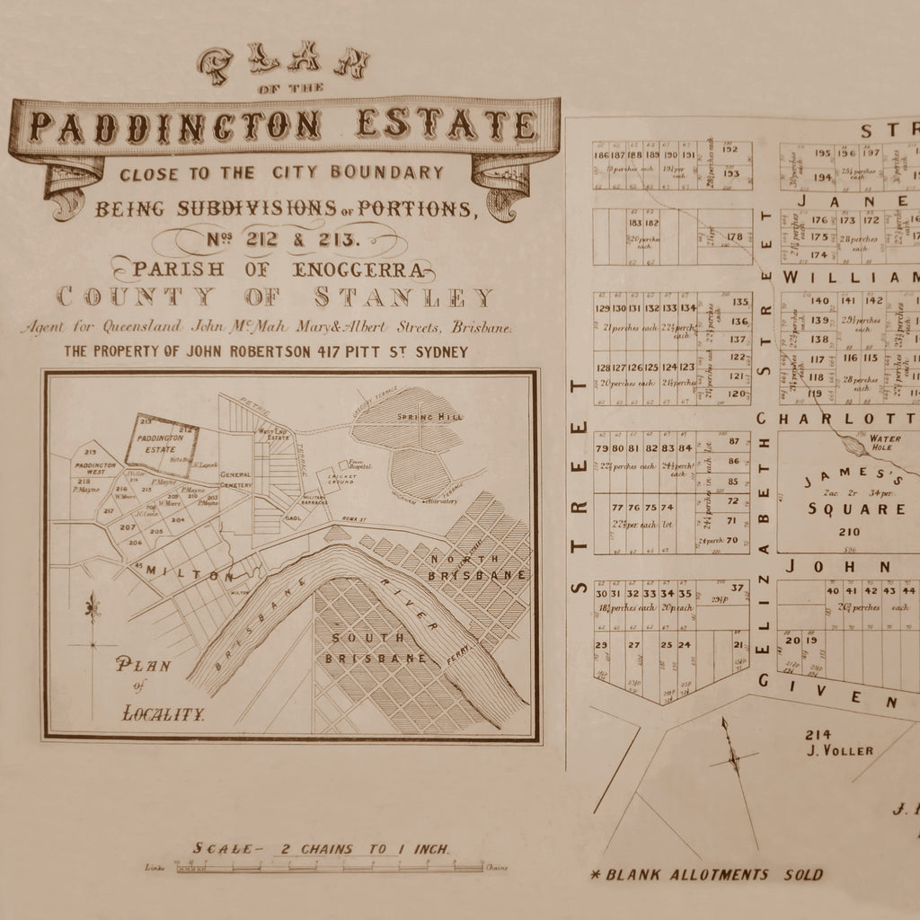 1884 Paddington - Paddington Estate – Suburb Maps