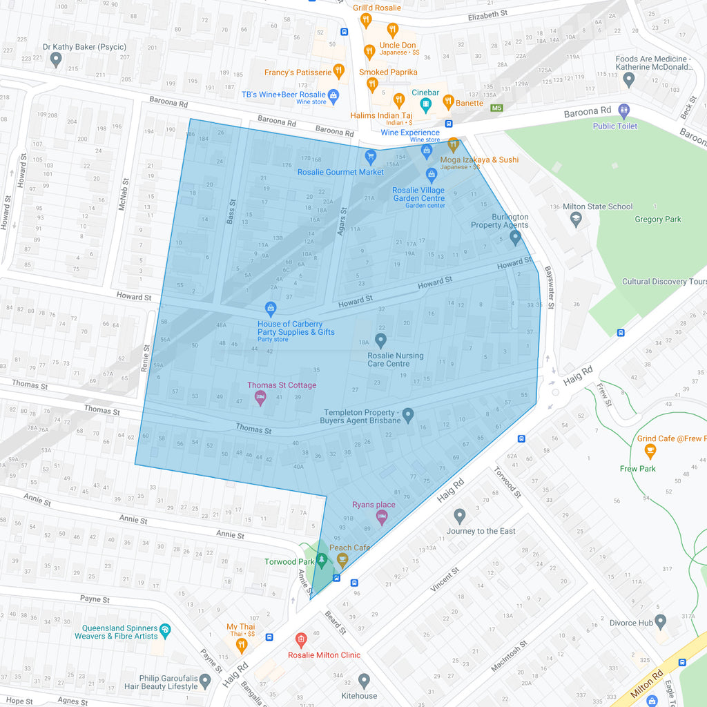 1879 Paddington - Bayswater Estate – Suburb Maps