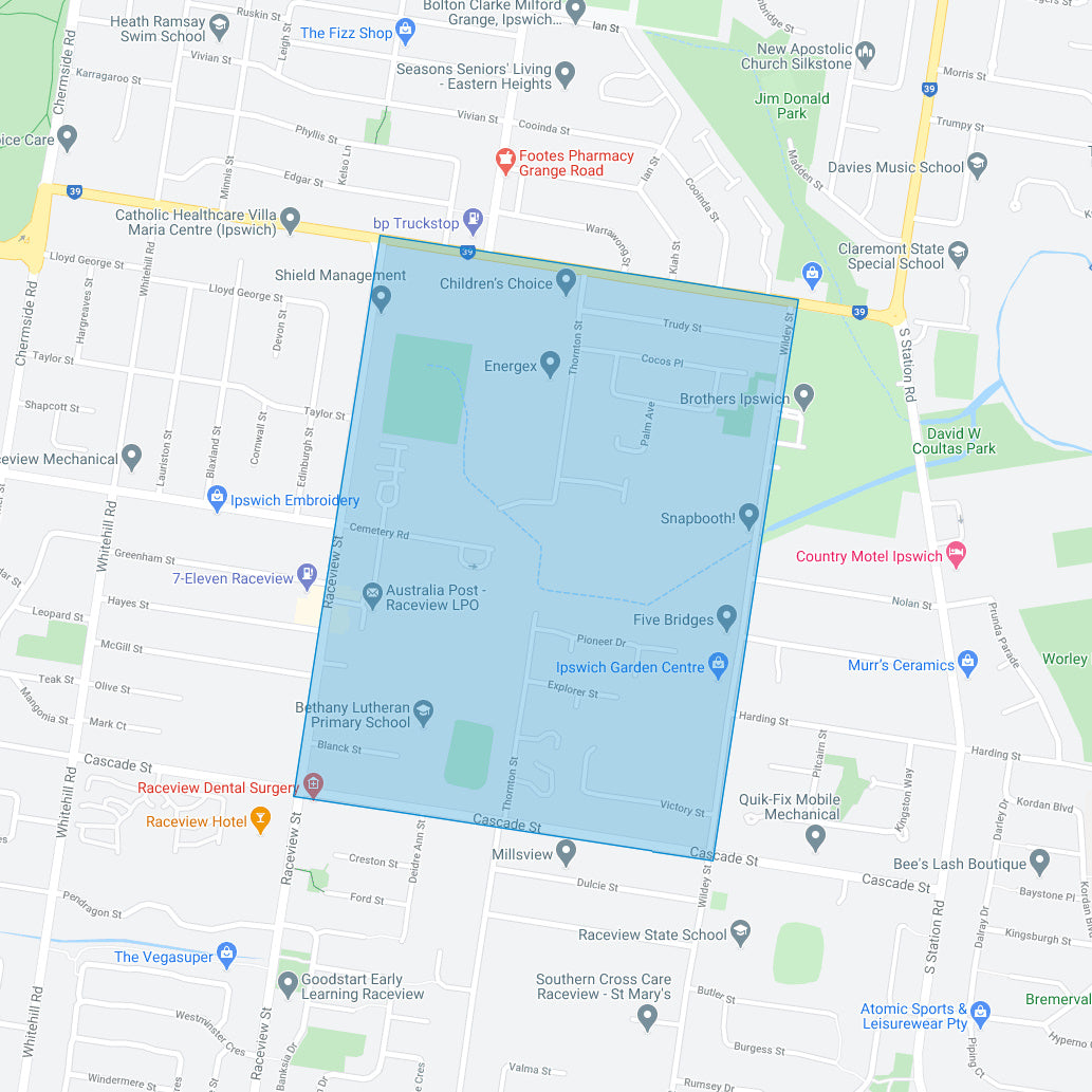 1901 Raceview - Old Racecourse Estate, Ipswich – Suburb Maps