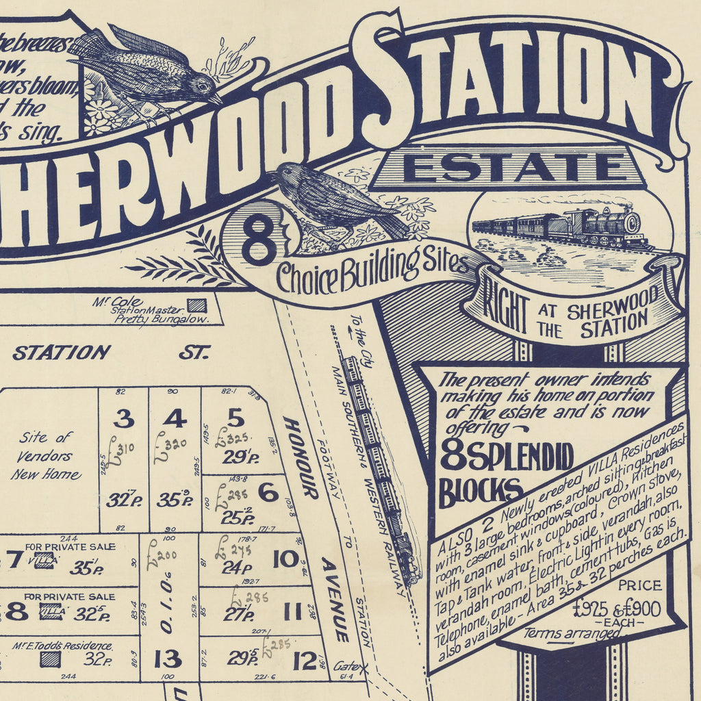1929 Sherwood - Sherwood Station Estate – Suburb Maps