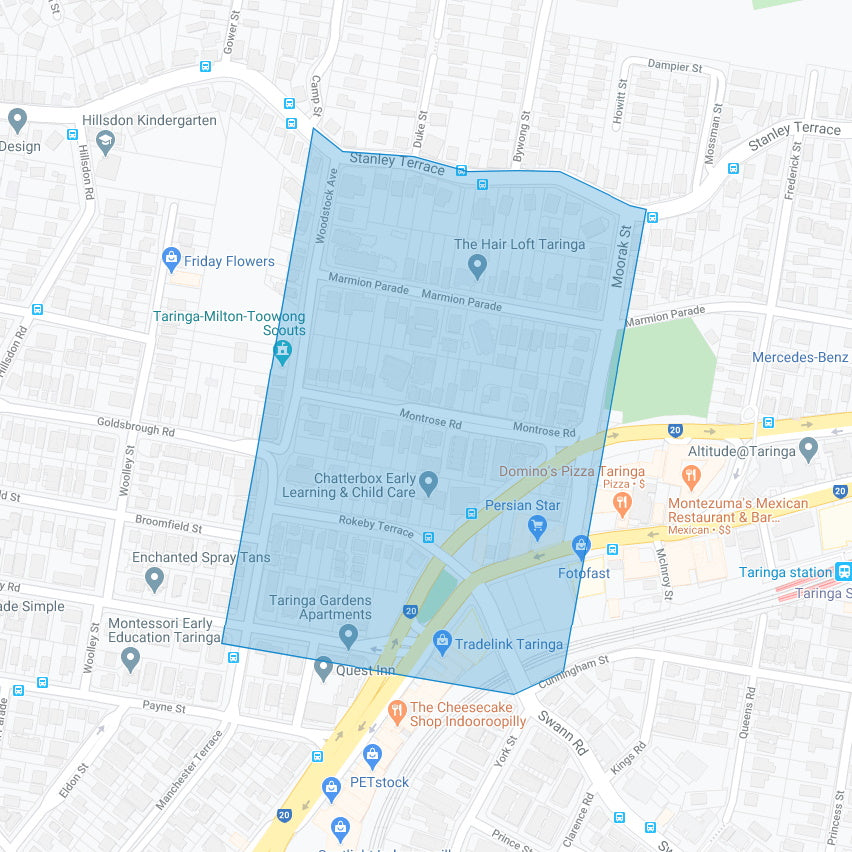 1883 Taringa - Abbotsford Estate – Suburb Maps