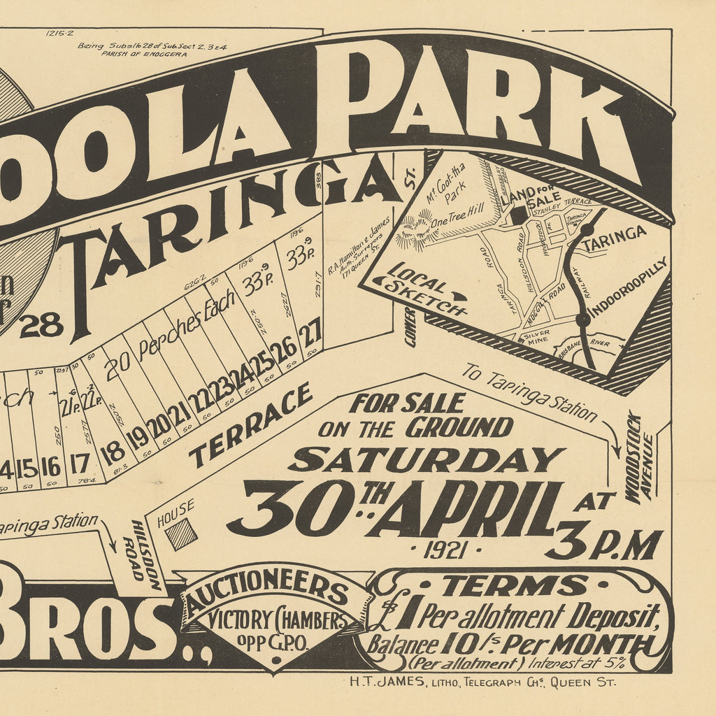 1921 Taringa - Coomoola Park – Suburb Maps