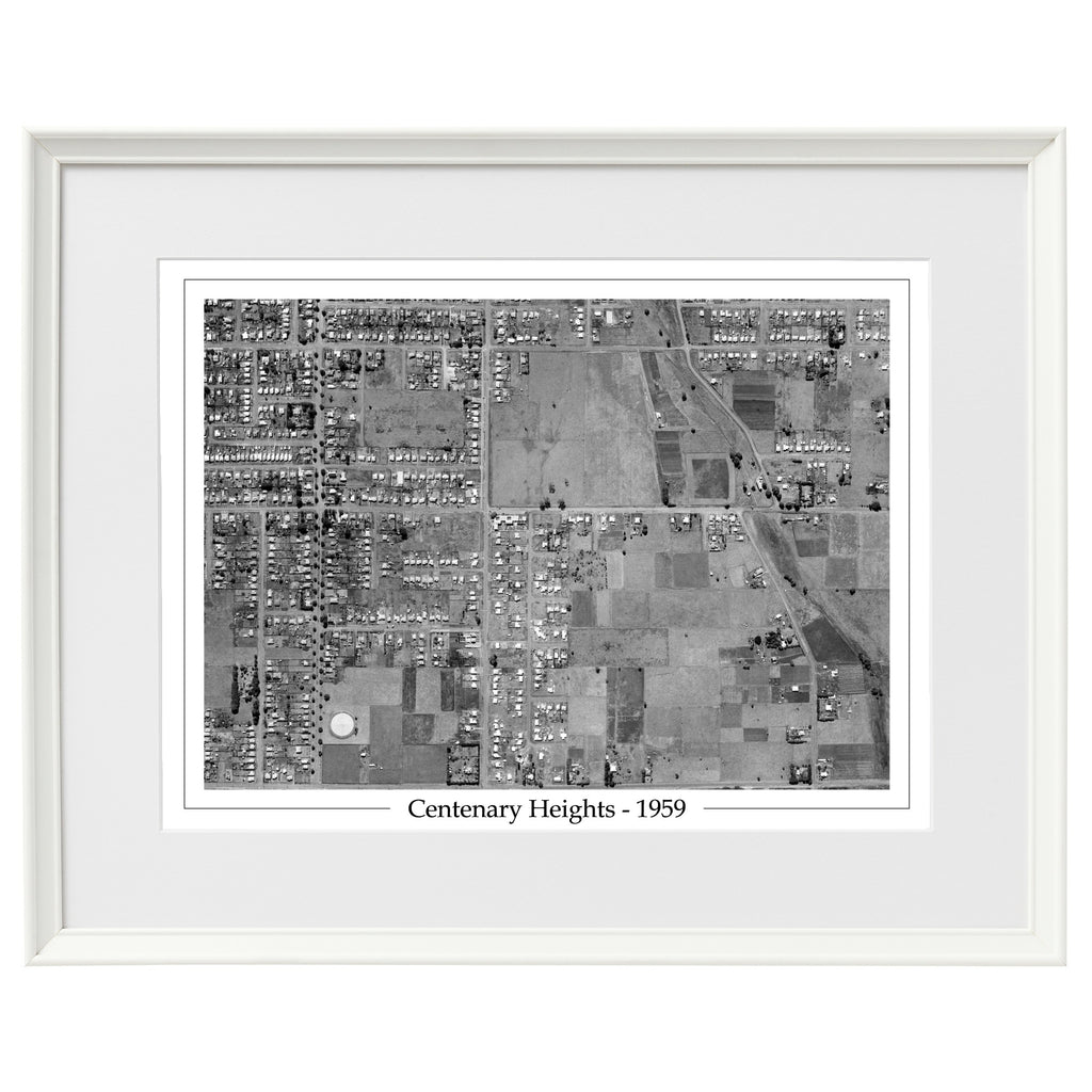 1959 Toowoomba - Aerial Photo - Centenary Heights – Suburb Maps