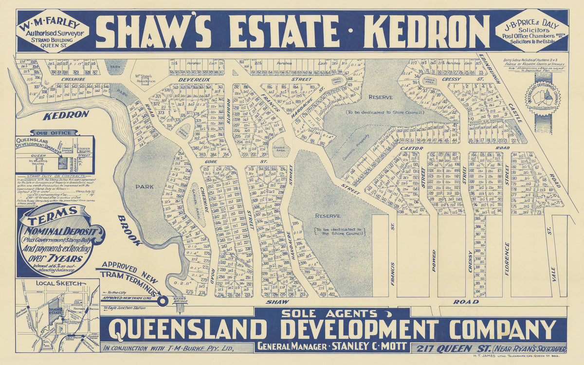1925 Wavell Heights - Shaw's Estate, Kedron – Suburb Maps