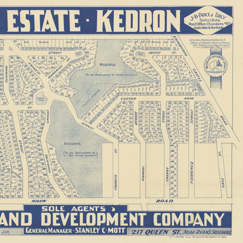 1925 Wavell Heights - Shaw's Estate, Kedron – Suburb Maps