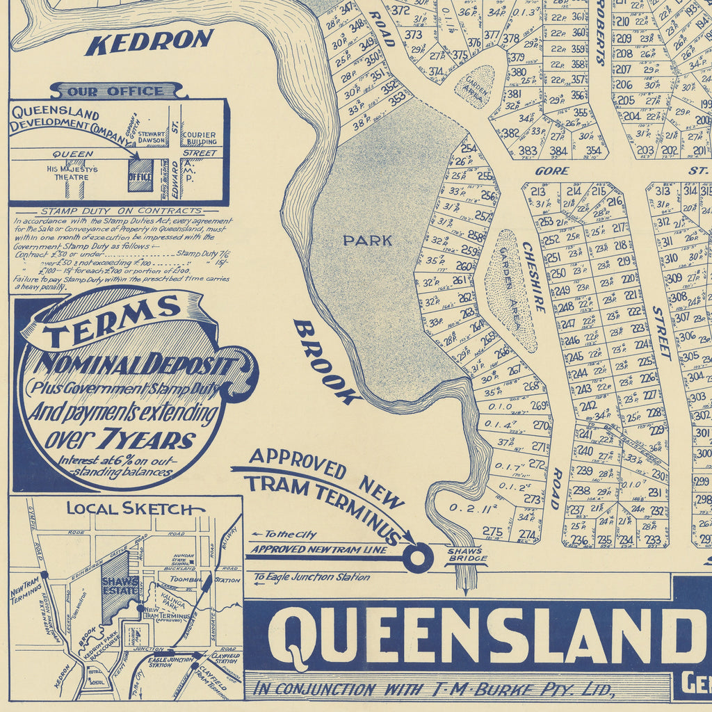1925 Wavell Heights - Shaw's Estate, Kedron – Suburb Maps